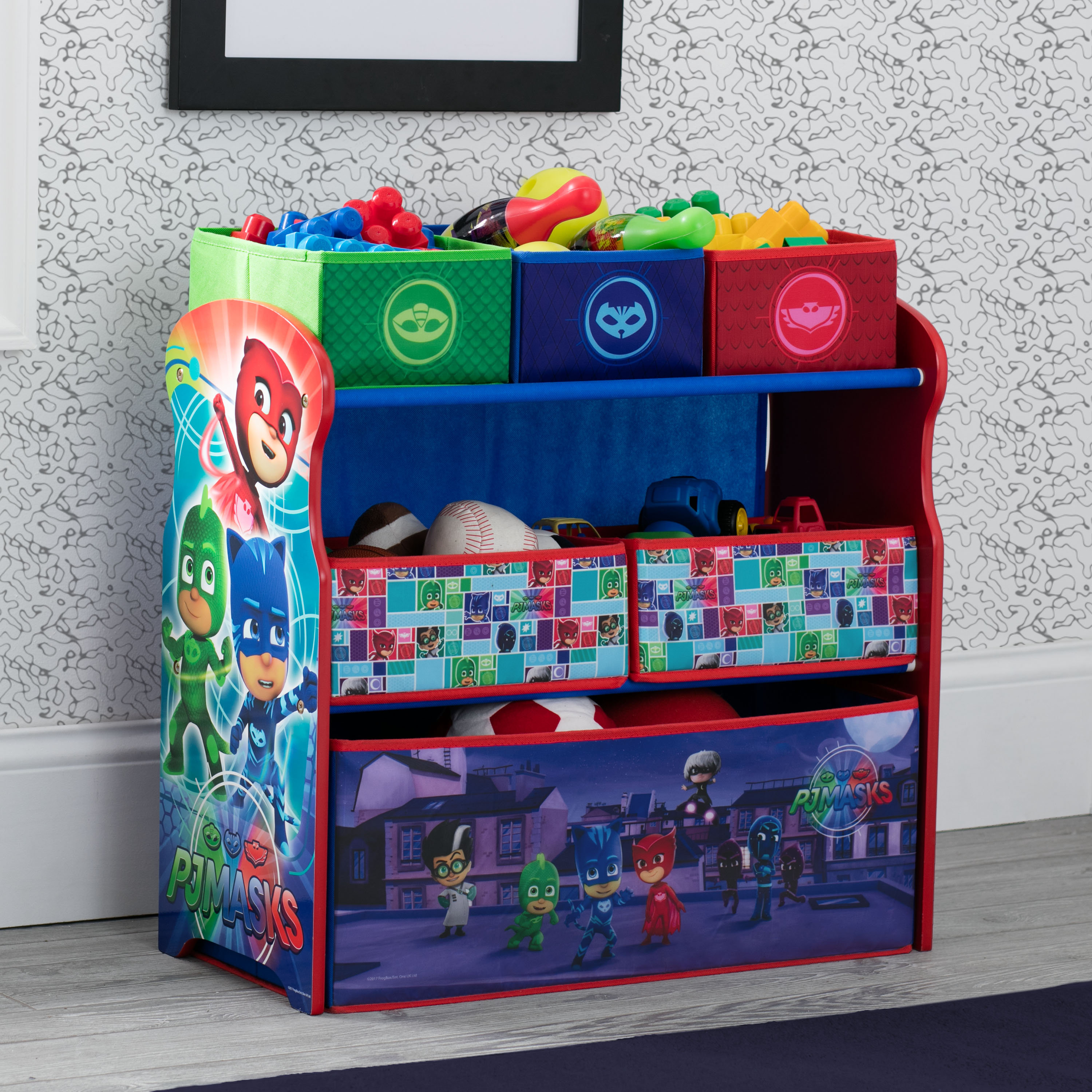 Delta Children PJ Masks Multi Bin Toy Organizer Reviews Wayfair